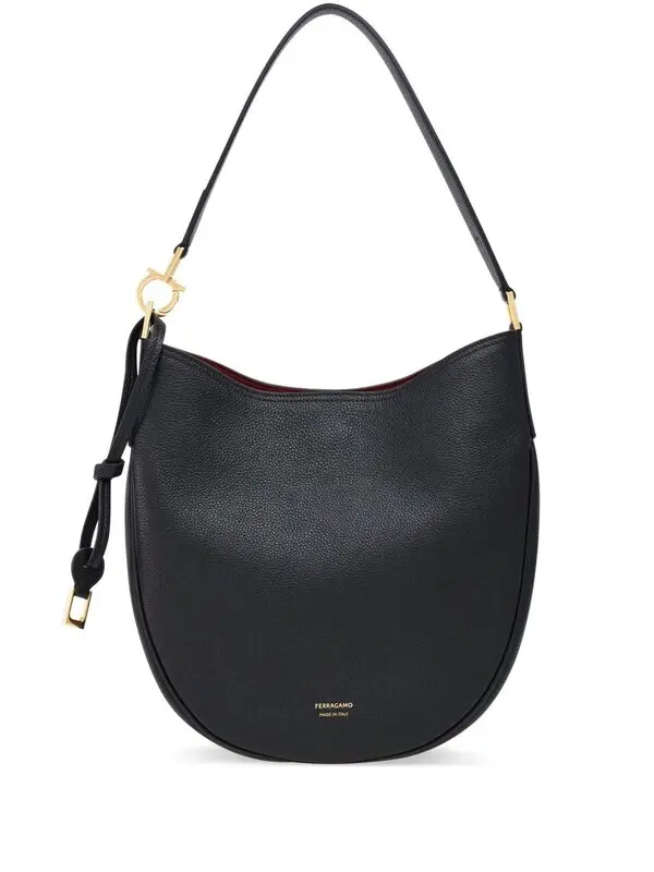FERRAGAMO Leather Medium Hobo Bag