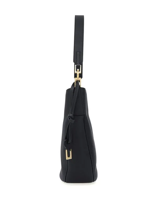 FERRAGAMO Leather Medium Hobo Bag