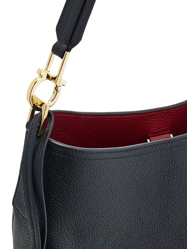 FERRAGAMO Leather Medium Hobo Bag