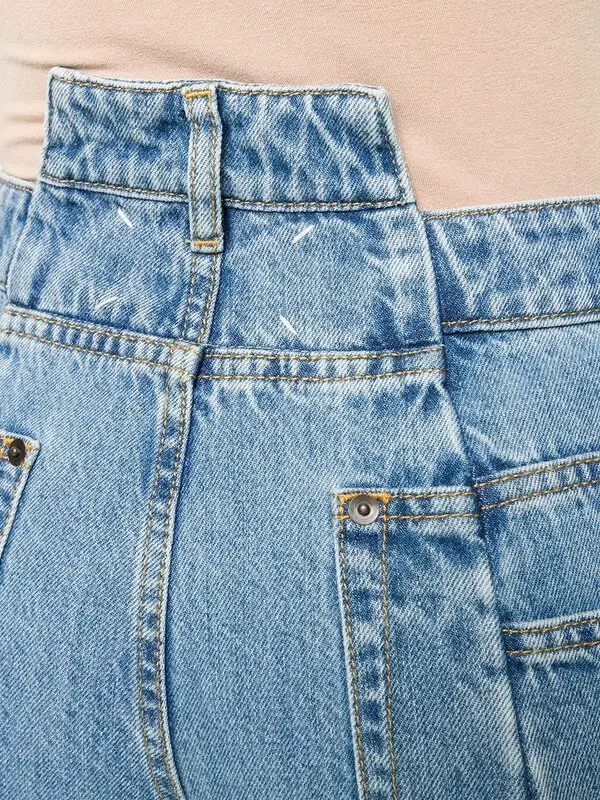 MAISON MARGIELA Wide-leg Denim Jeans - Sky Blue