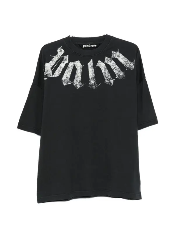 Palm Angels Logo Cototn T-shirt