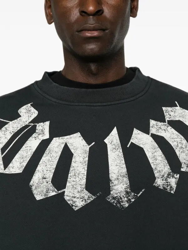 Palm Angels Logo Cotton Sweatshirt