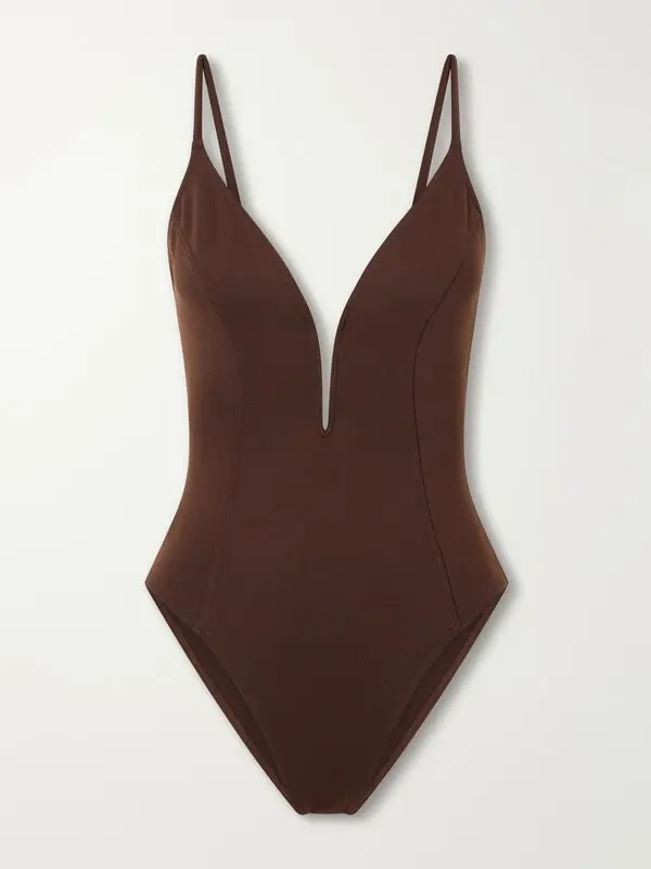 ERES Ferrure Galbe Stretch-jersey One-piece - Brown