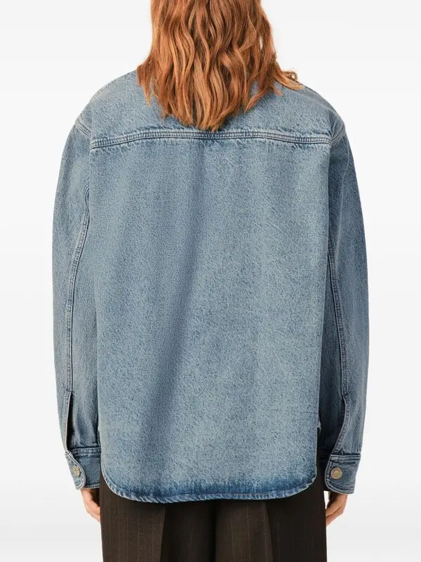 AMI Paris De Coeur Denim Shirt