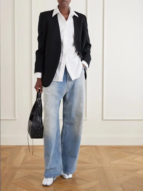 MAISON MARGIELA Tabi Split-toe Leather Ankle Boots - Neutrals