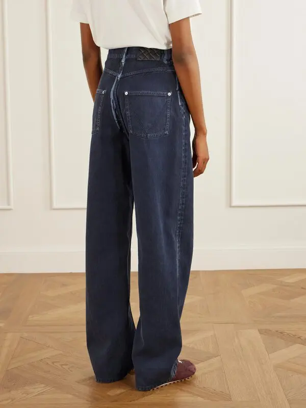 Bottega Veneta Overdyed Straight-leg Jeans