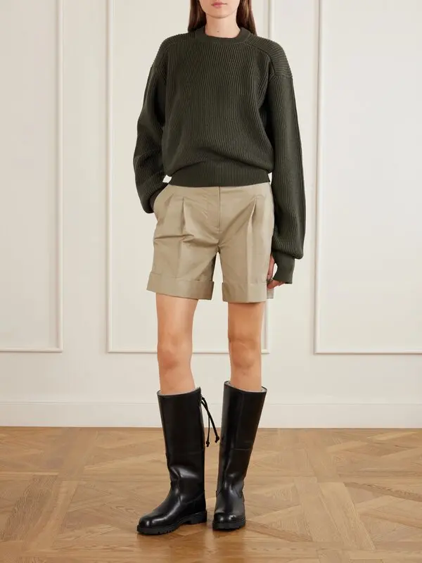 RIER Riers Ribbed Virgin Wool Crew Neck Sweater