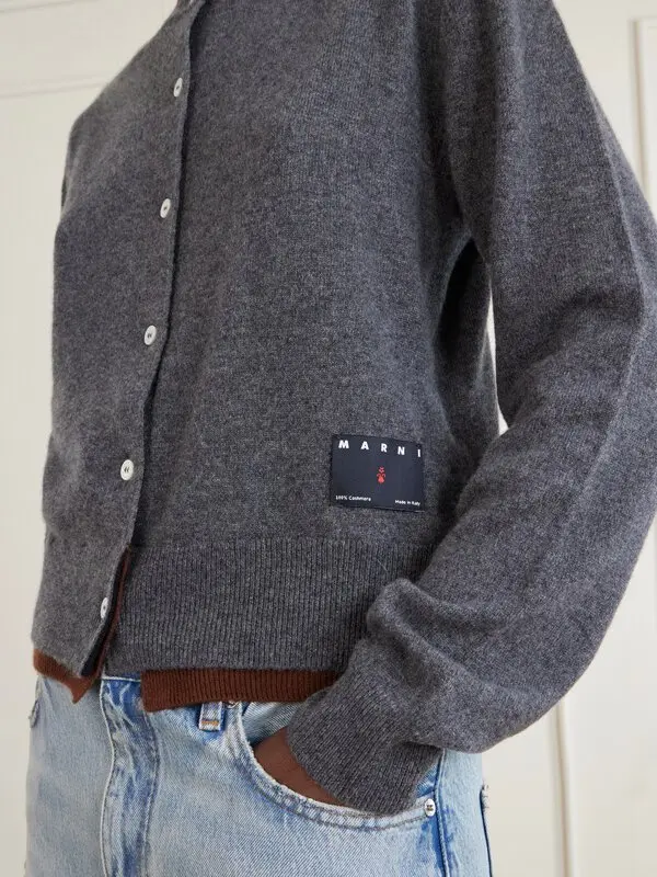 Marni Layered Cashmere Cardigan