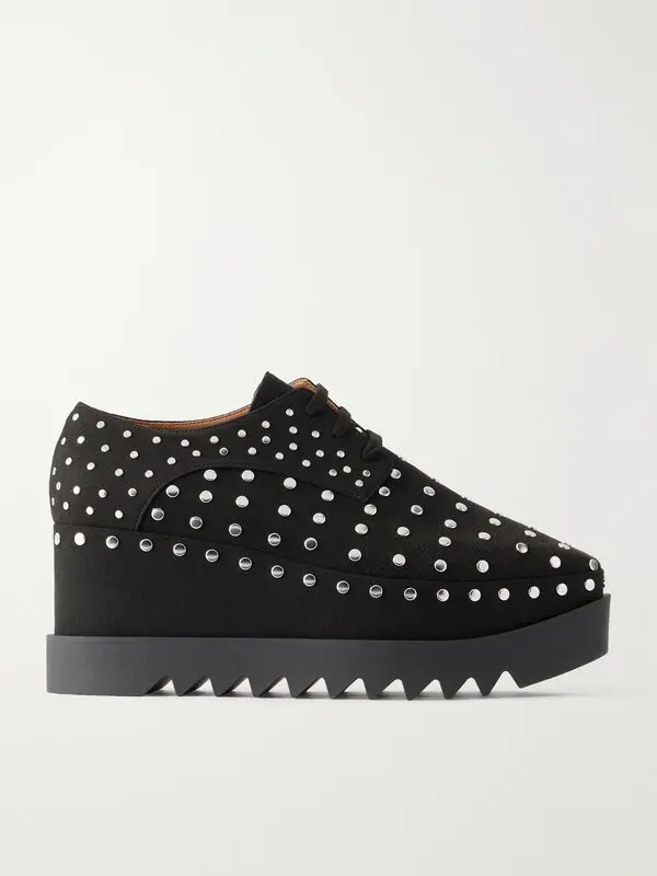 Stella McCartney Elyse Studded Platform Brogues