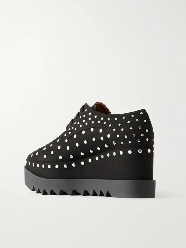 Stella McCartney Elyse Studded Platform Brogues