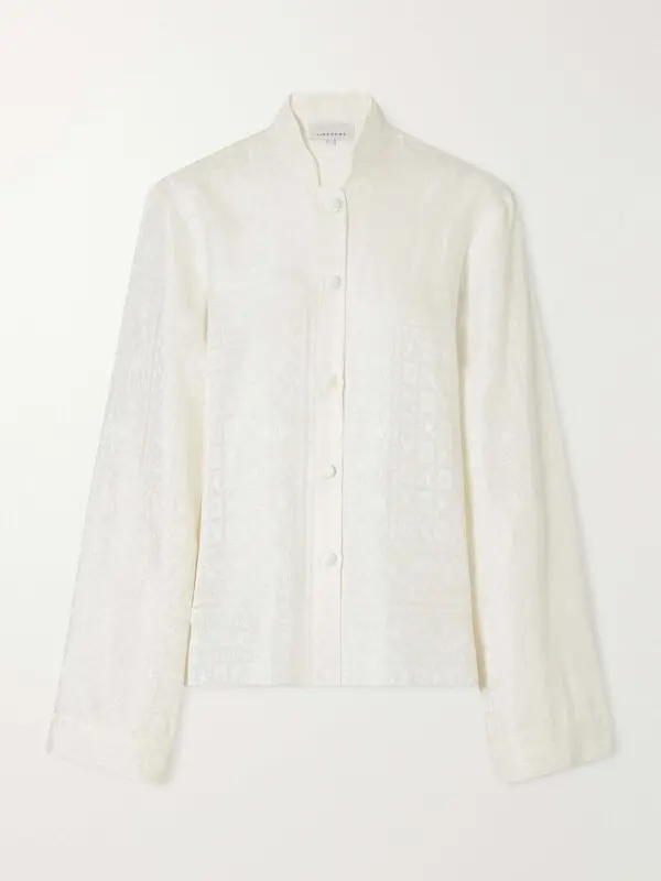 LIBEROWE Nisha Silk-jacquard Shirt