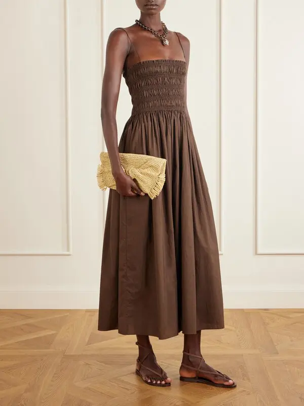 ANYA HINDMARCH Bow Raffia Clutch - Neutrals