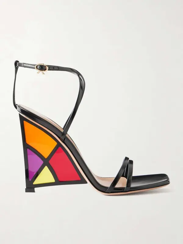 GIANVITO ROSSI Nuit 105 Leather Sandals