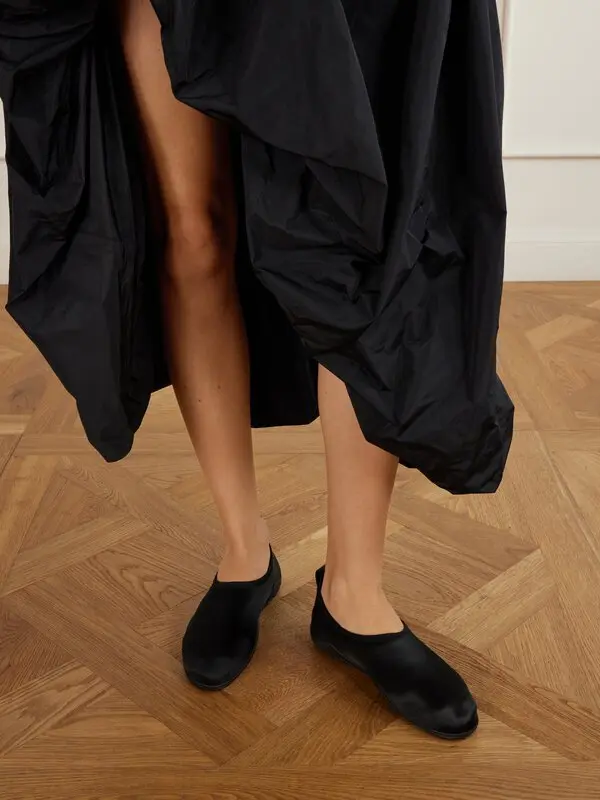 JIL SANDER Elbe Satin Flats