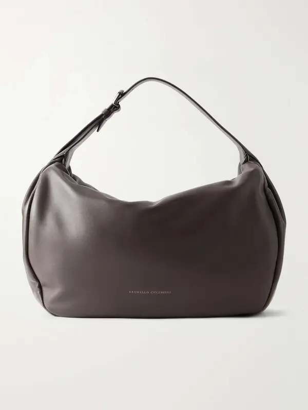 Brunello Cucinelli Leather Shoulder Bag