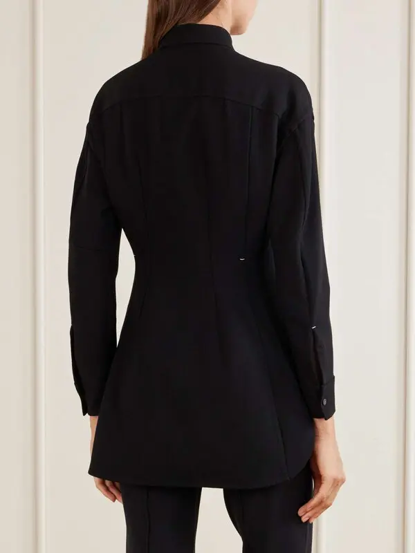 JIL SANDER Wool-blend Twill Shirt
