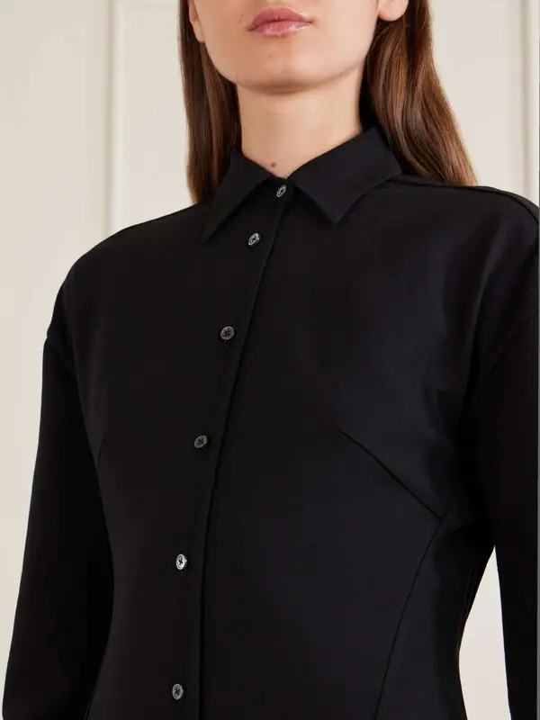 JIL SANDER Wool-blend Twill Shirt