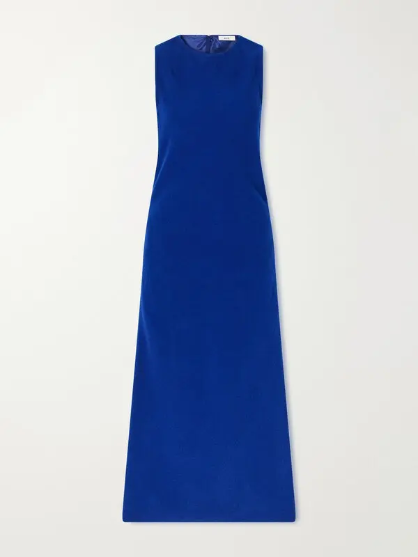 RIER Wool-fleece Midi Dress