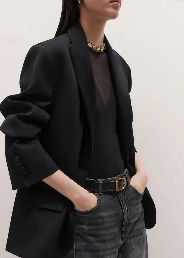 ME+EM Oversized Tuxedo Jacket With Shawl Lapel