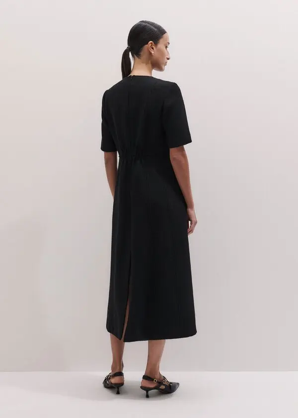 ME+EM Button Front Maxi Shift Dress
