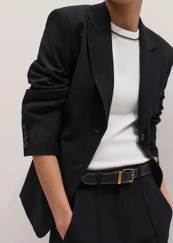 ME+EM Sharp Shoulder Contour Blazer