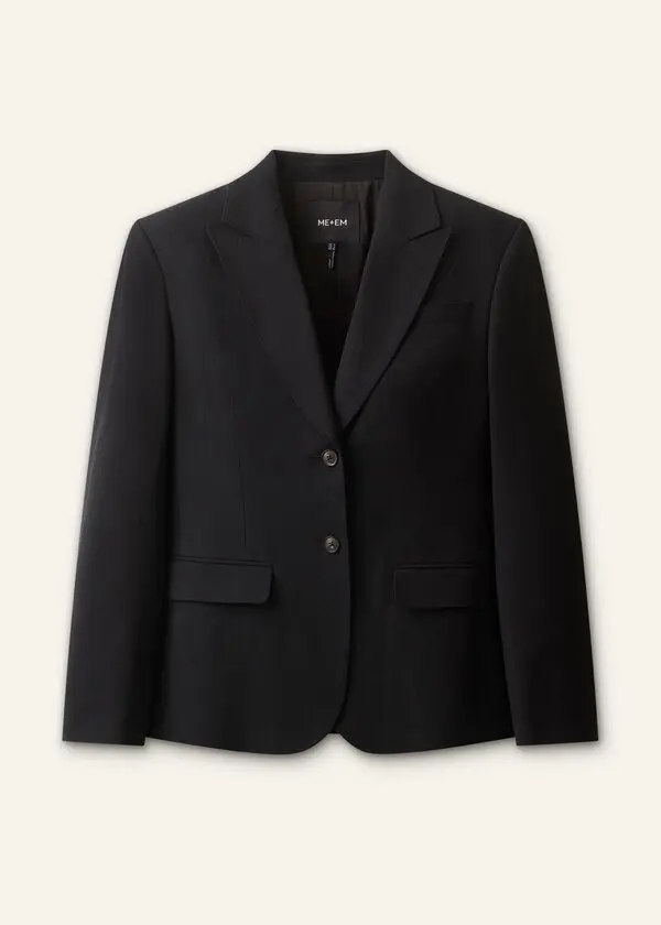 ME+EM Sharp Shoulder Contour Blazer