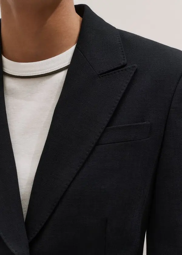 ME+EM Sharp Shoulder Contour Blazer
