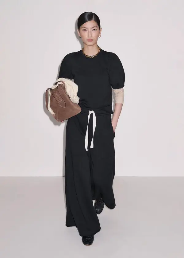 ME+EM Drawcord Sweatshirt Wide Leg Trousers