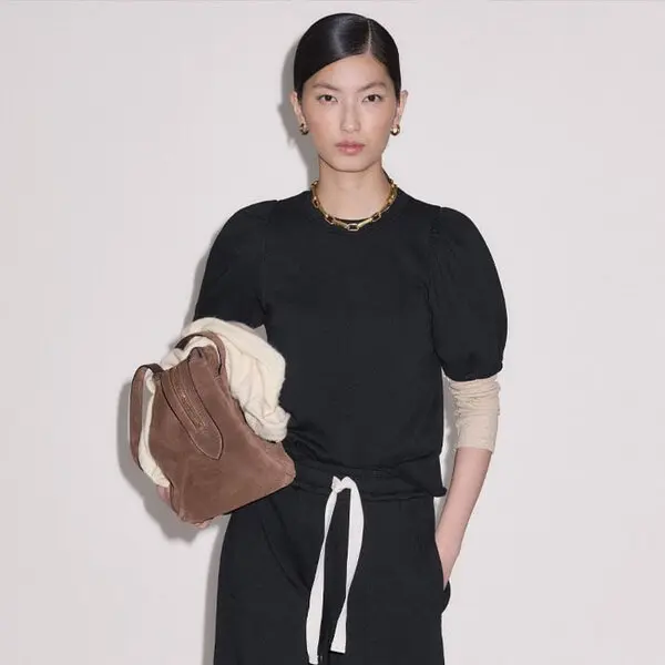 ME+EM Drawcord Sweatshirt Wide Leg Trousers
