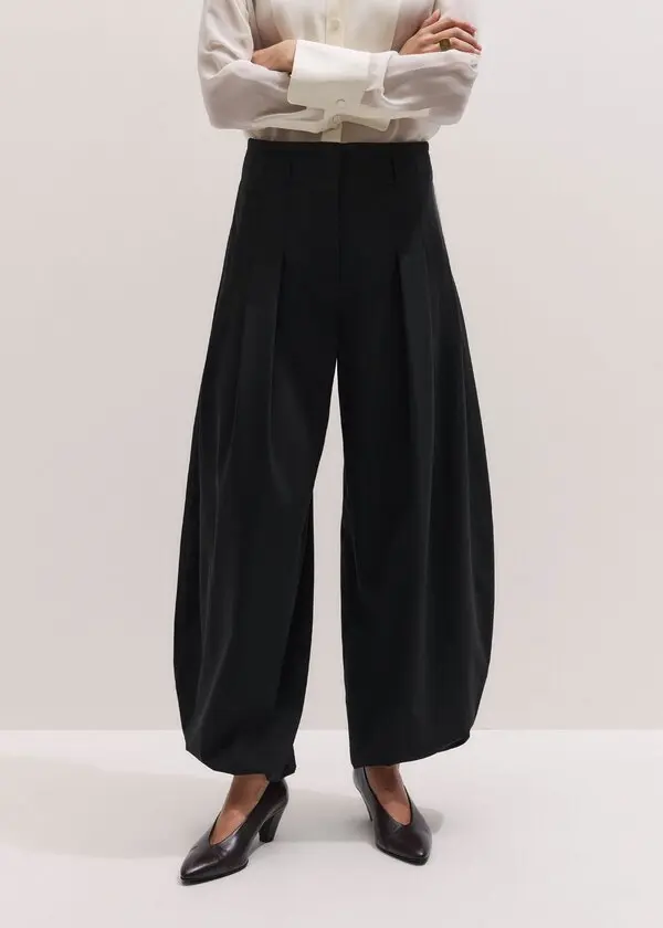 ME+EM Pleated Balloon Pant