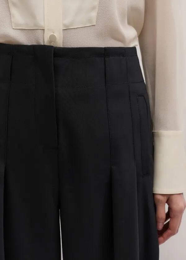 ME+EM Pleated Balloon Pant
