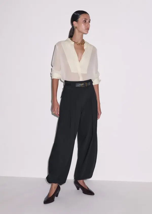 ME+EM Pleated Balloon Pant