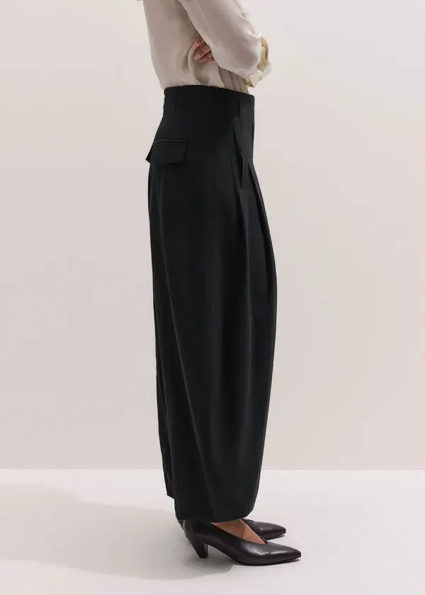 ME+EM Pleated Balloon Pant