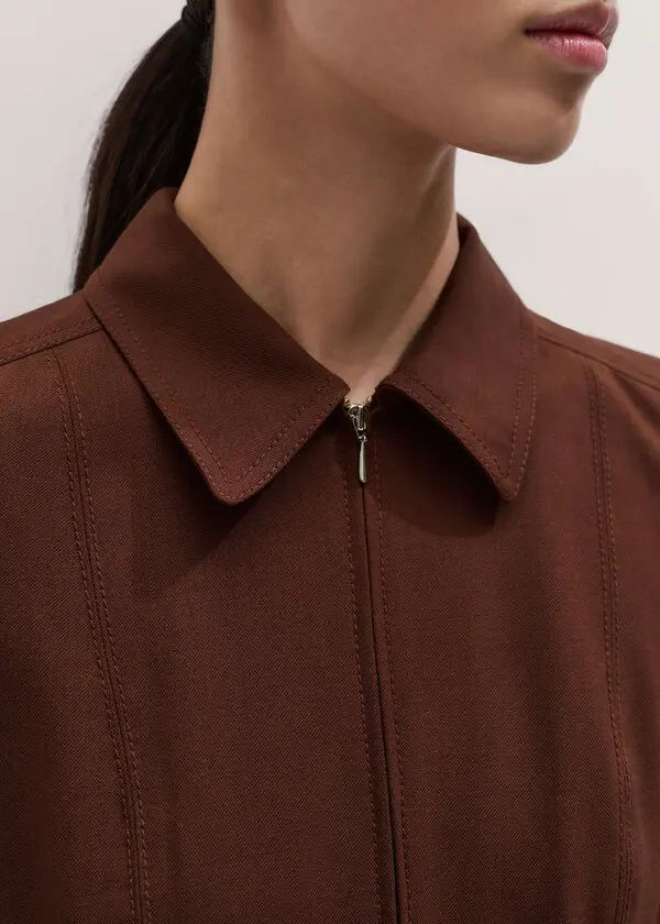 ME+EM Fit And Flare Maxi Shirt Dress