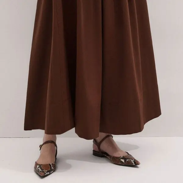 ME+EM Fit And Flare Maxi Shirt Dress