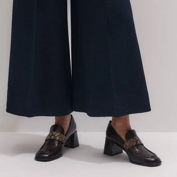 ME+EM Wide Leg Cropped Jumpsuit + Belt