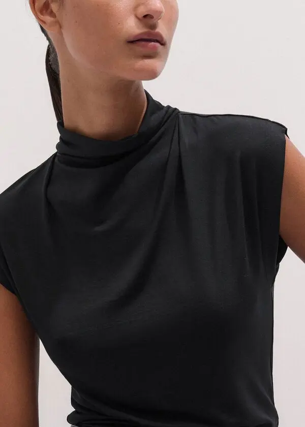 ME+EM Sleeveless Drape Top