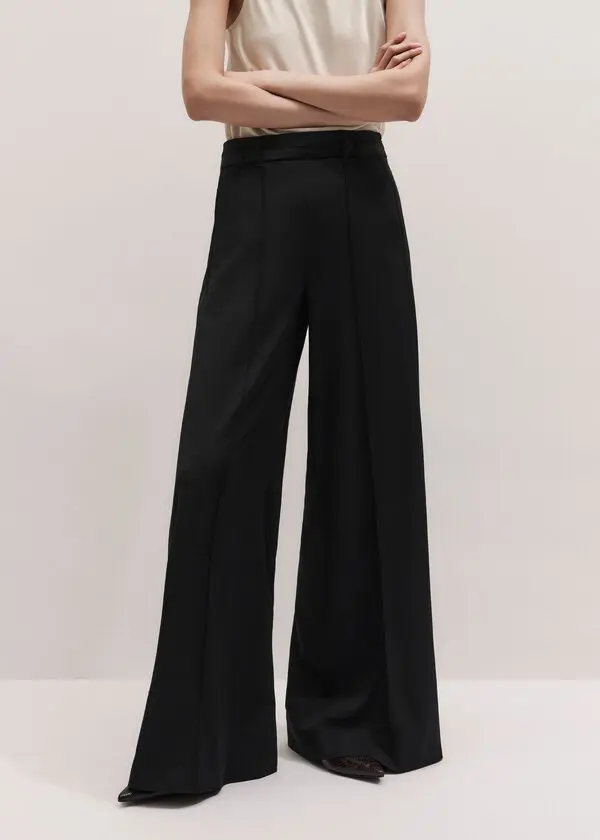 ME+EM Wide Leg Tux Trouser