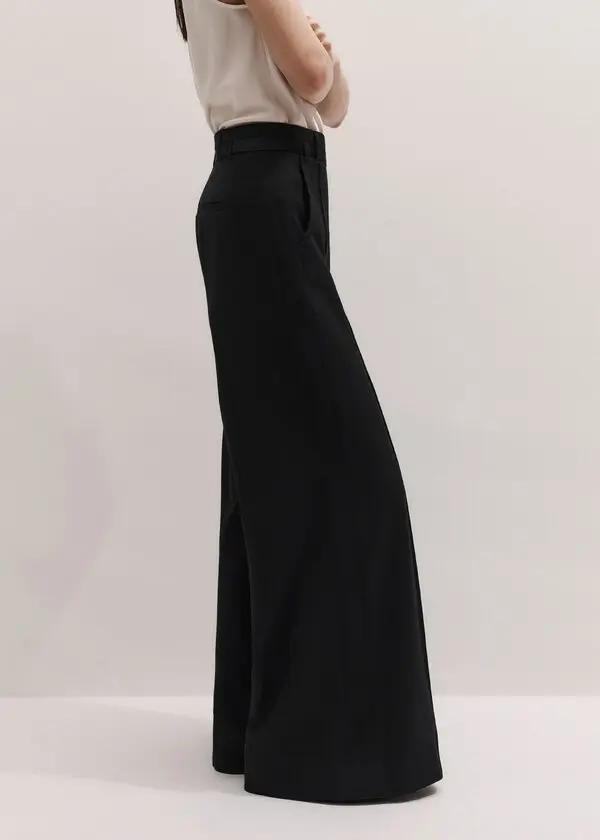 ME+EM Wide Leg Tux Trouser
