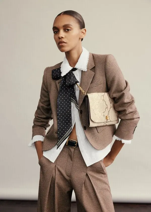 ME+EM Slim Cropped Blazer