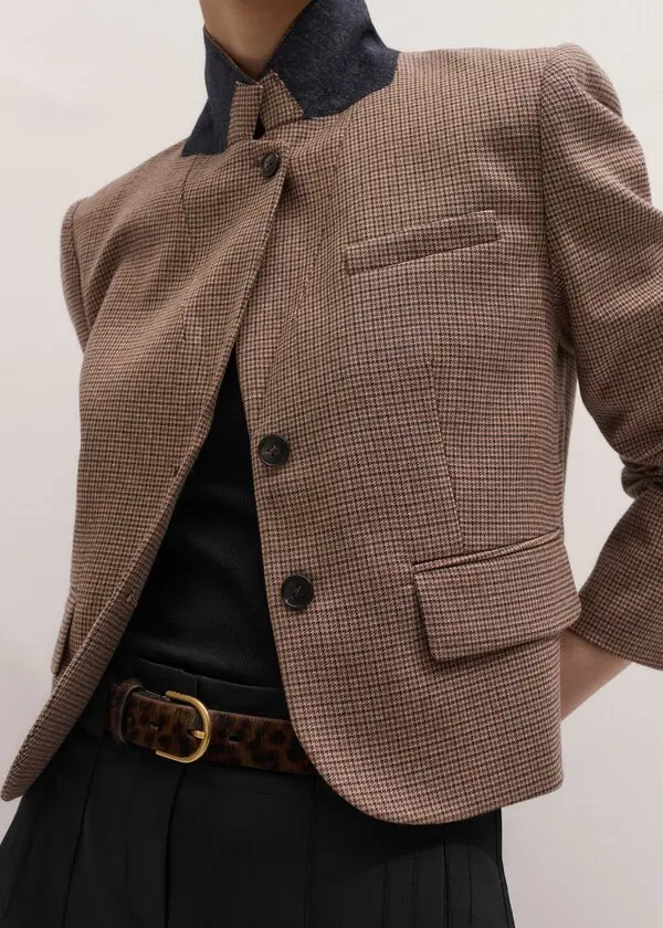 ME+EM Slim Cropped Blazer
