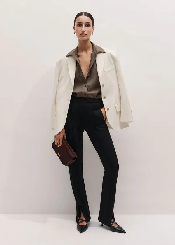 ME+EM Vented Hem Slim Trouser