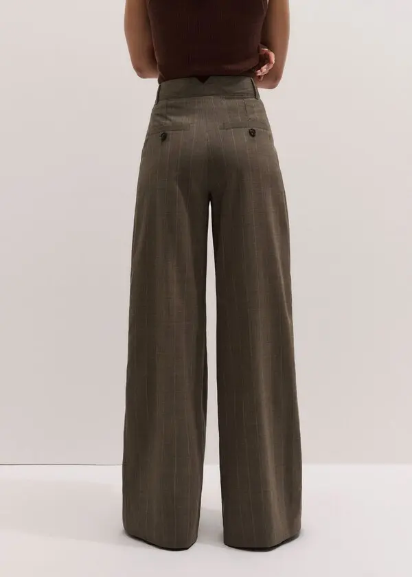 ME+EM Icon Pleated Wide-leg Trousers