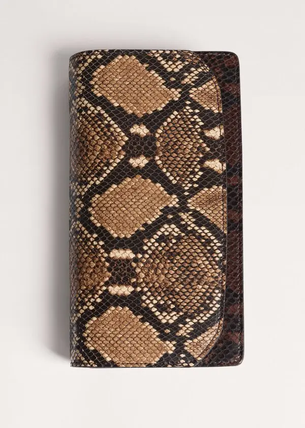 ME+EM Snake Embossed Small Clutch+crossbody Bag