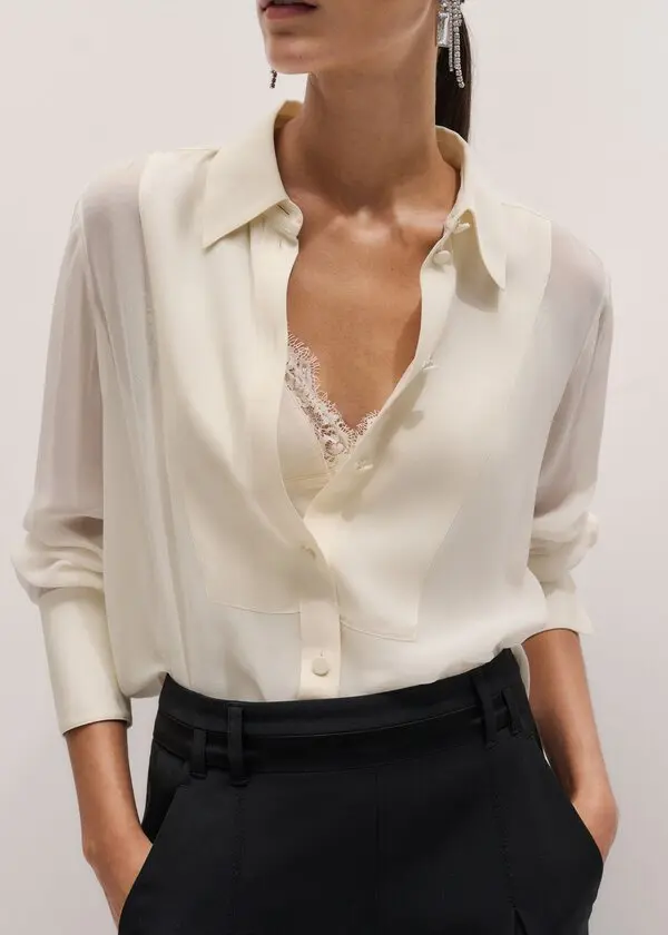 ME+EM Lace Trim Cami