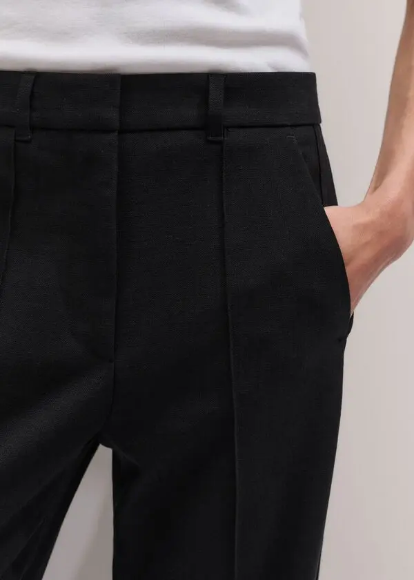 ME+EM Leg Elongator Flared Trousers