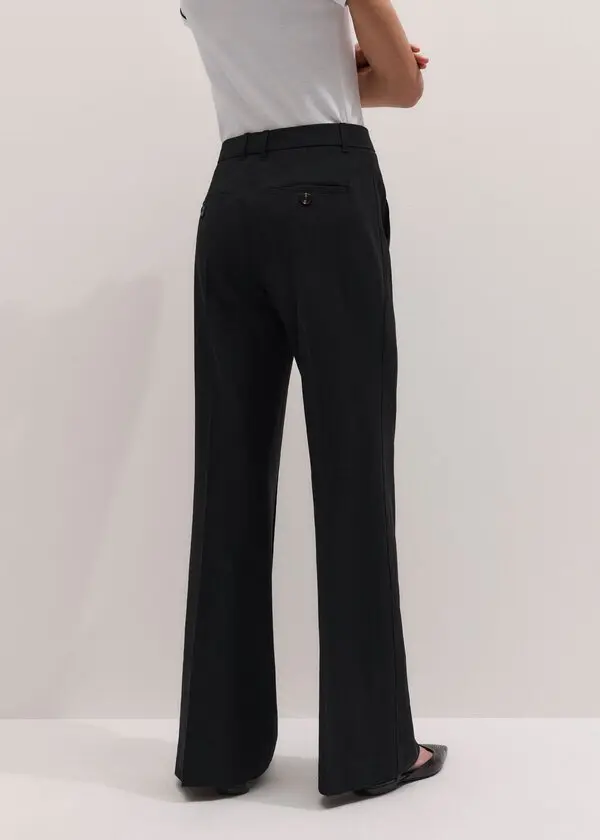 ME+EM Leg Elongator Flared Trousers