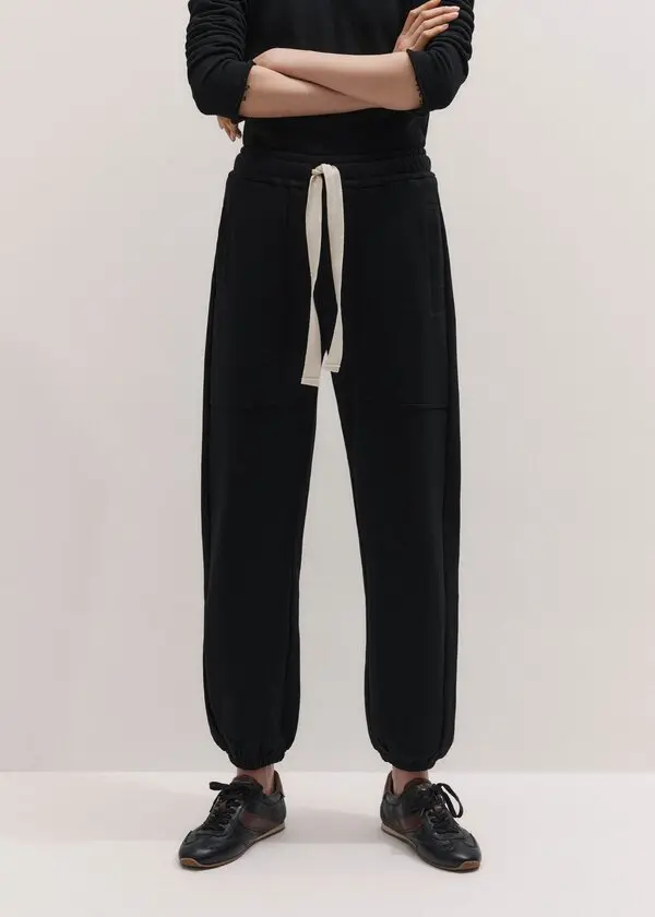 ME+EM Contrast Drawcord Cuffed Jogger
