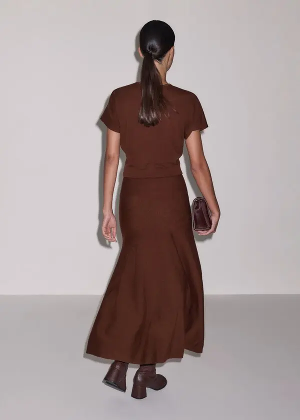 ME+EM Fine Merino Blouson Maxi Dress