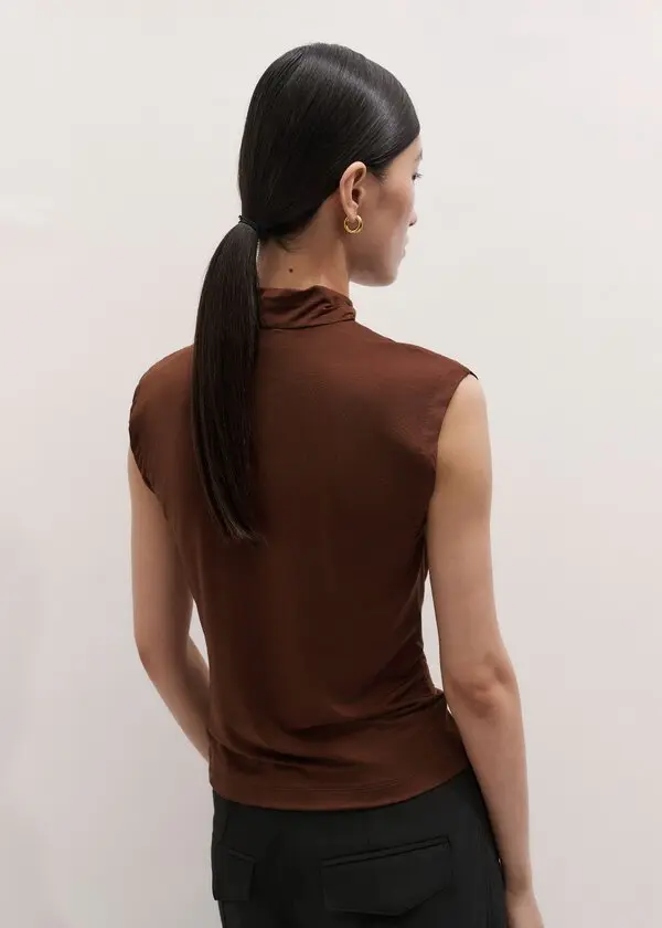 ME+EM Sleeveless Drape Top